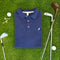 Croquet Party Polo - Nantucket Navy with Worth Avenue White Stork