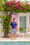 Croquet Party Polo - Nantucket Navy with Worth Avenue White Stork