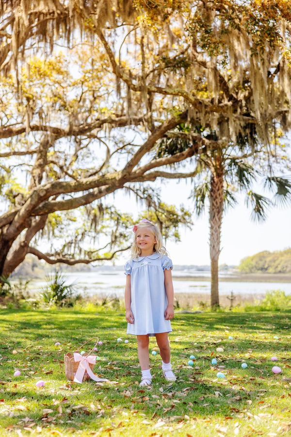 Holly Day Dress Beale Street Blue Bunny Applique - Girls Easter Dress ...