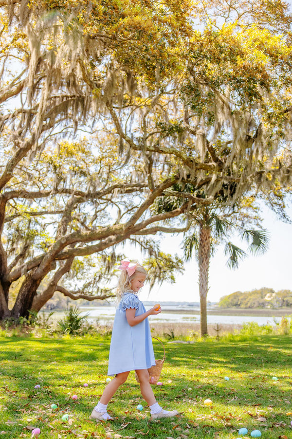 Holly Day Dress Beale Street Blue Bunny Applique - Girls Easter Dress ...