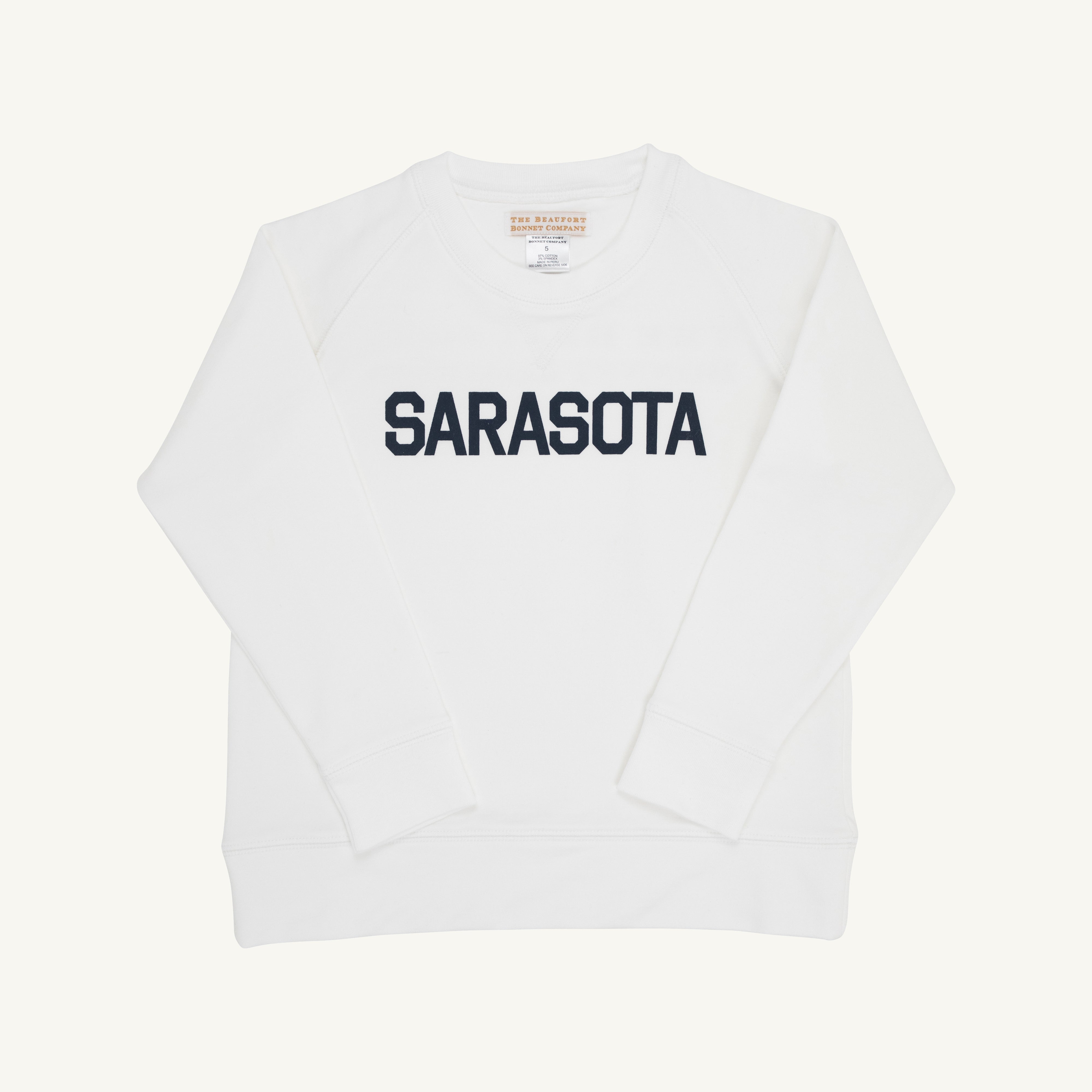 Sir Proper City Hopper Sweatshirt - Worth Avenue White Sarasota