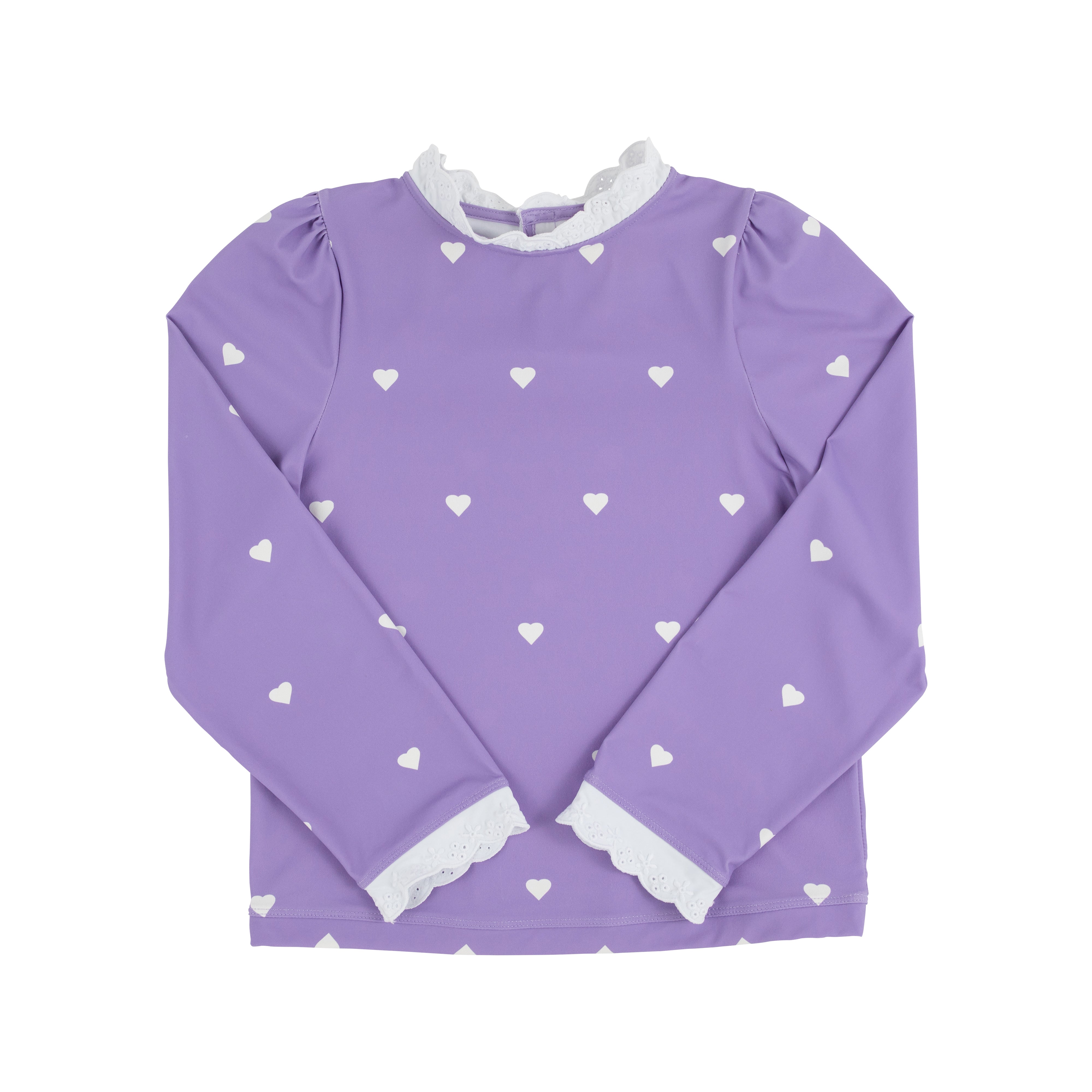 Winnie's Wave Spotter Swim Shirt (UPF 35+) - Heart Eyes (Palisades Pur ...