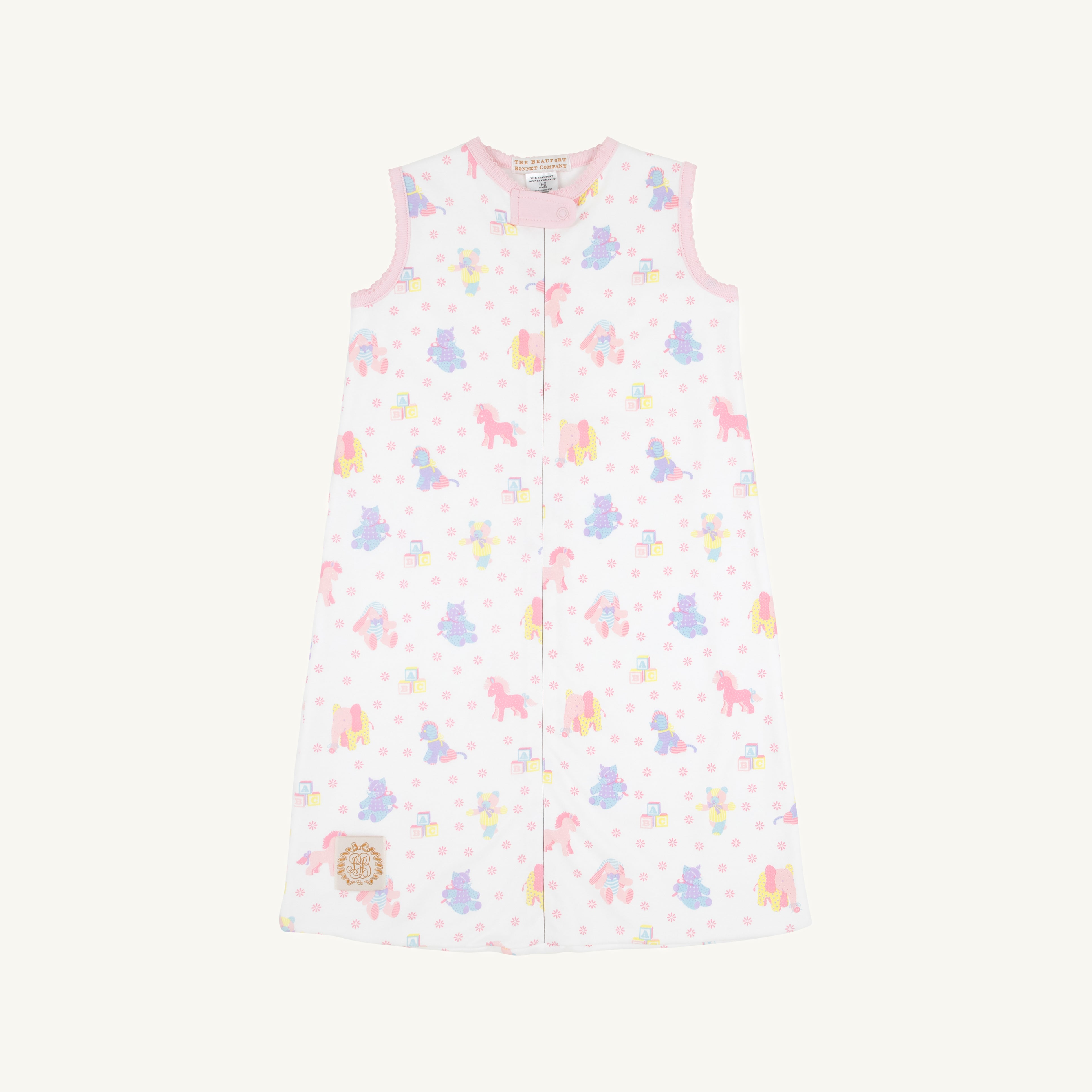 Beddie Bye Sleep Sack - Cuddle up Cutie Palm Beach Pink | Baby Sleep Sack