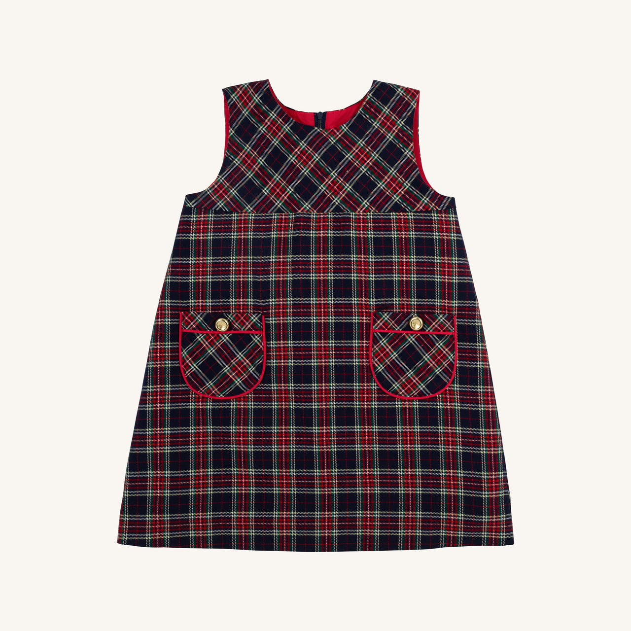 Jill Jumper - Winn Point Plaid with Richmond Red